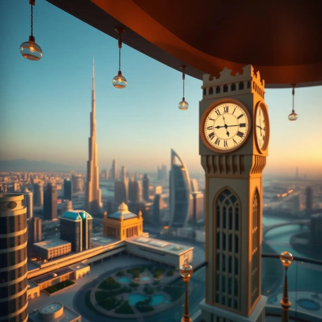Exploring Dubai's Iconic Clock Tower: A Landmark Study